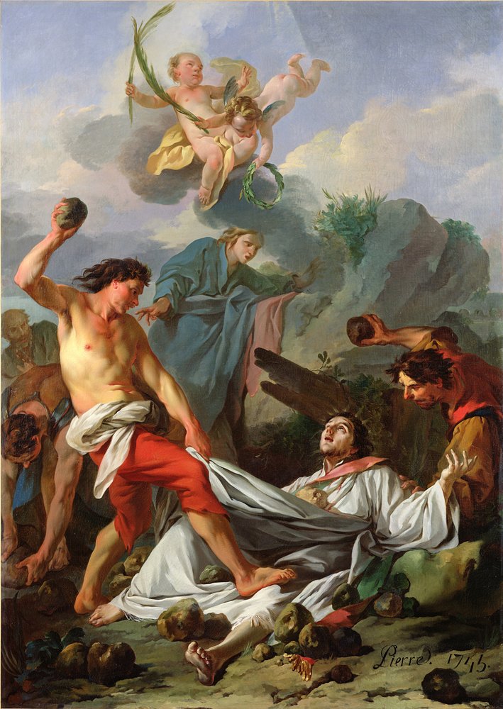 Martyrium des Heiligen Stephanus, 1745